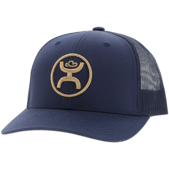"O-Classic" Hat Navy w/Gold Hooey Logo – French's Boots