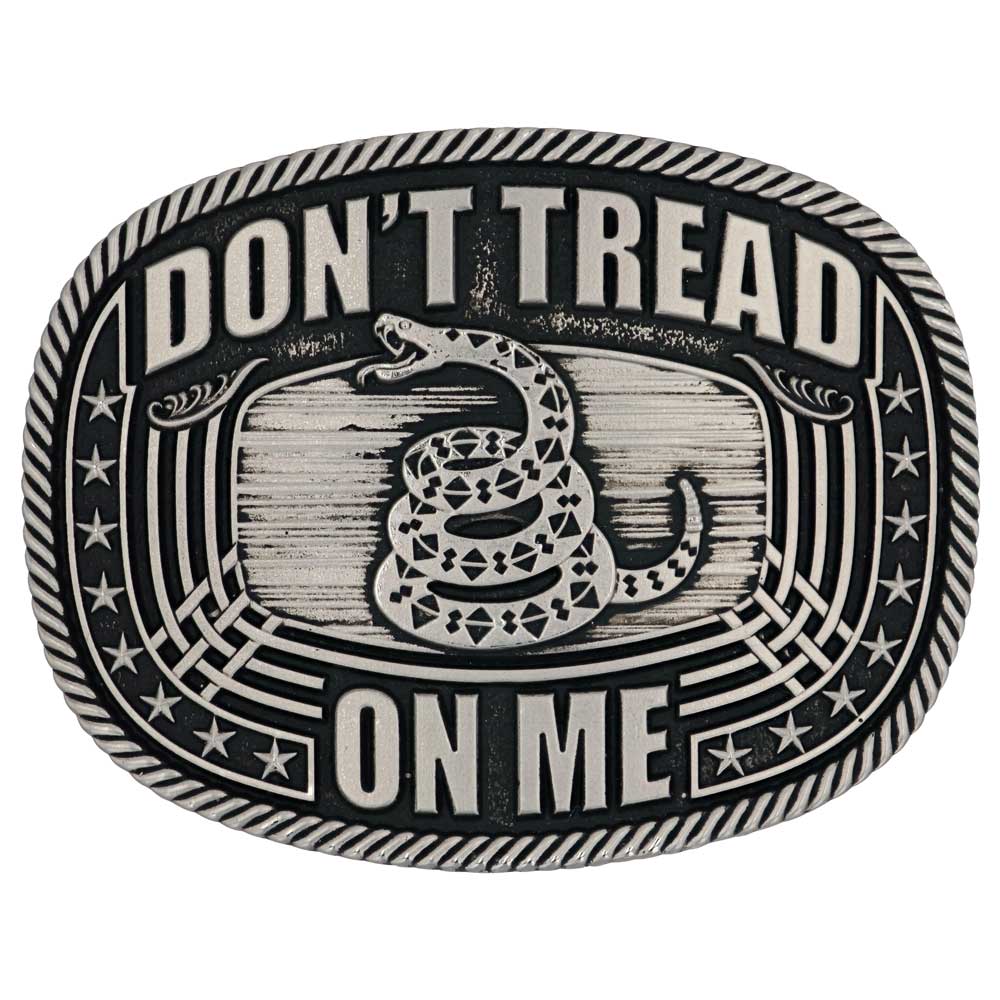 Don't Tread On Me Roped Attitude Buckle – French's Boots