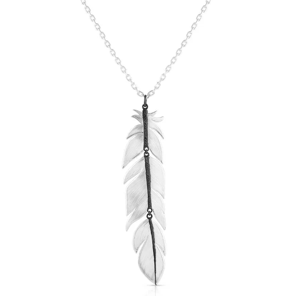 Midnight Magic Feather Necklace – French's Boots