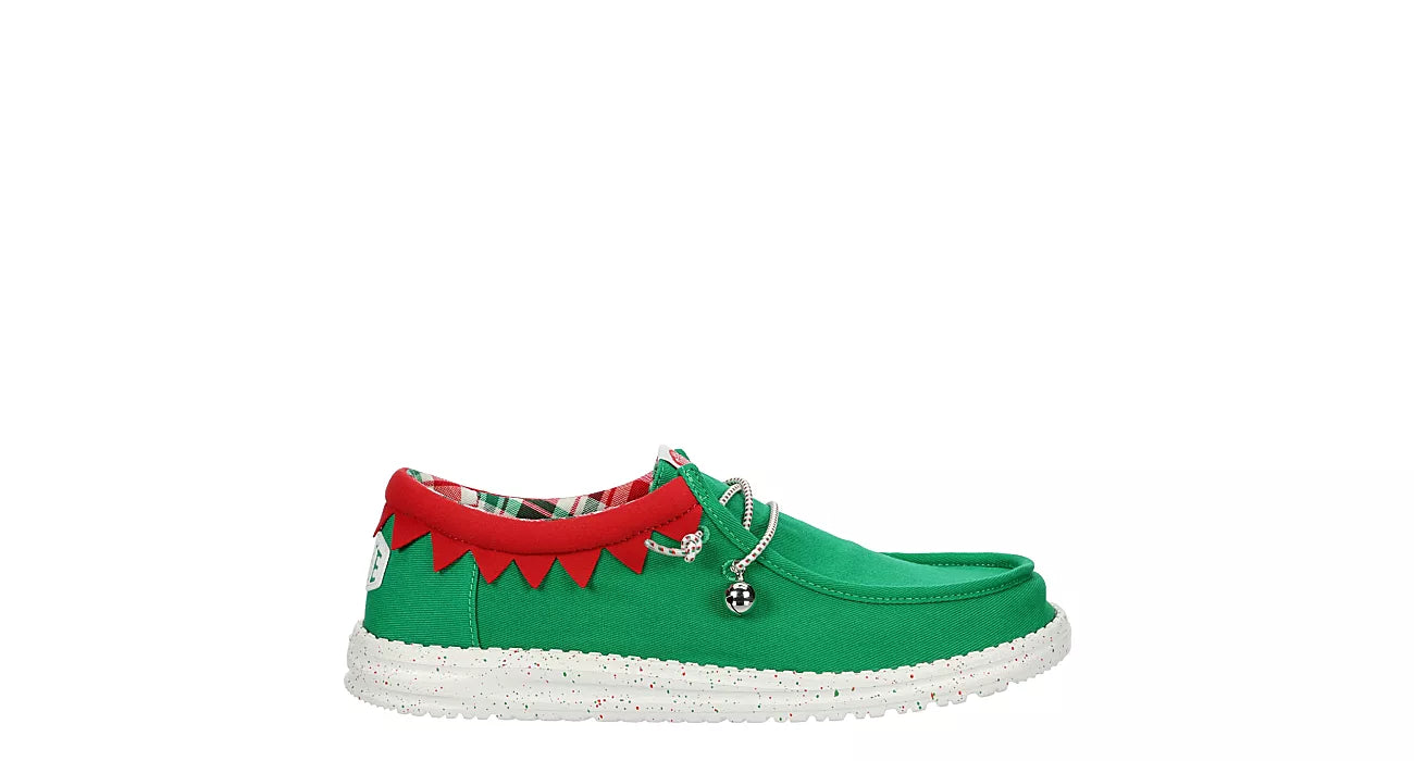 Mens Wally Holiday Elf Green / Red – French's Boots
